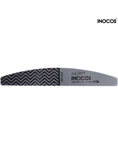 Lima Premium Lavável Halfmoon ( Meia Lua ) 180/240 Inocos | Lima Unhas Lima Premium Lavável Halfmoon ( Meia Lua ) 180/240 Inocos | Lima Unhas